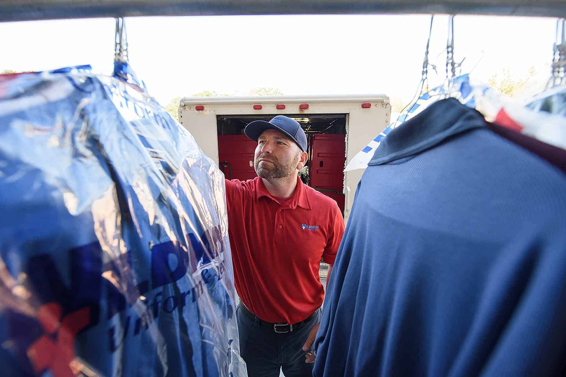 Wildman Uniform Rack Card | Best Uniform Provider